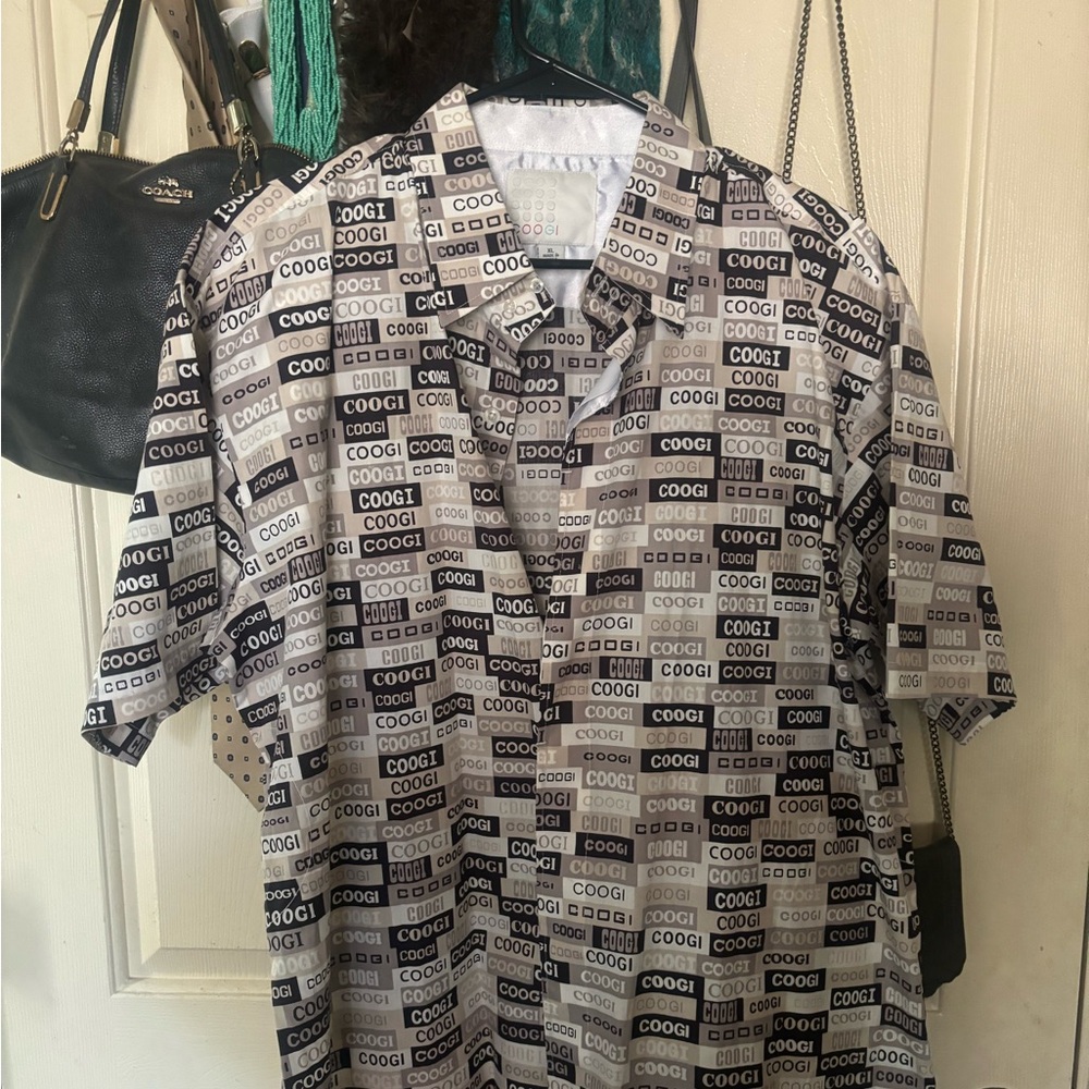 Original 90s Coogi Logo Dress Shirt - Gem